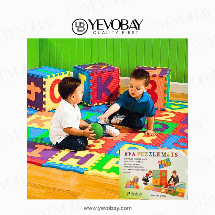 Eva Puzzle Baby Play Mats - Soft & Safe Flooring for Babies | Yevobay
